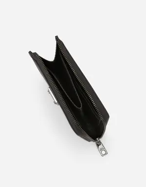 Dolce & Gabbana Dauphine Calfskin Card Holder - Grey