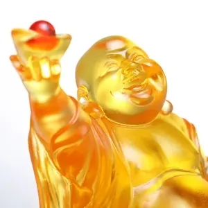 LIULI Joy Born From A Compassionate Heart Crystal Figure