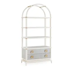 Jonathan Adler Siam Arched Etagere - White