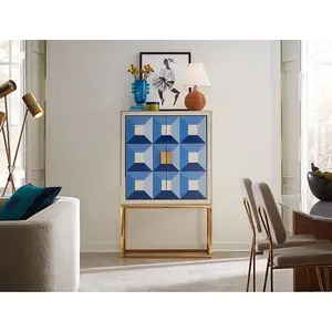 Blue Bar Cabinets