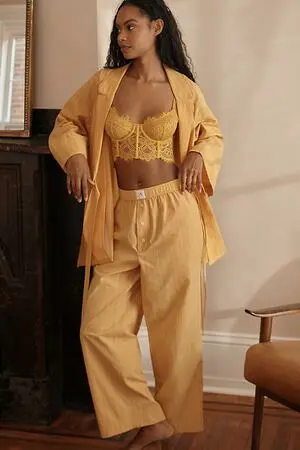 LYREBIRD The Wren Boxer Pants Yellow