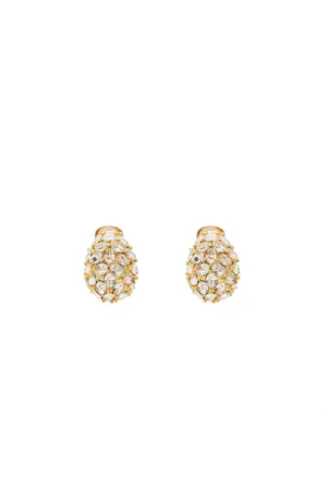 KENNETH JAY LANE Tone Clip-on Earrings - Gold