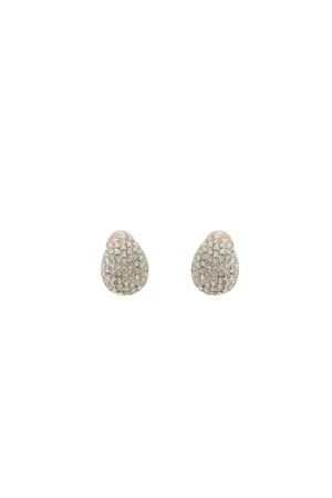 KENNETH JAY LANE Kenneth Jay Lane Silver And Crystal Teardrop Earrings