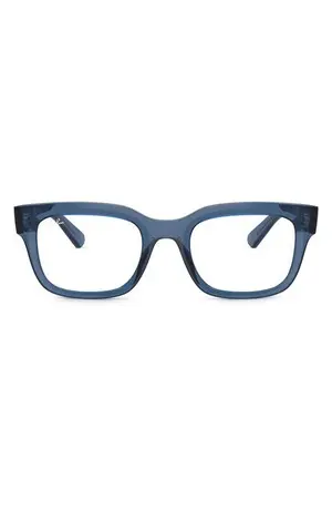 Ray-ban Chad Rectangular Eyeglasses - Dark Blue