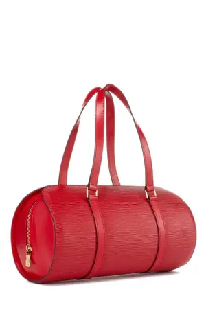 LOUIS VUITTON Epi Soufflot Bag With Mini Pouch