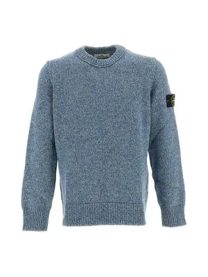 Stone Island Stone Island Stretch Wool Sweater - Blue