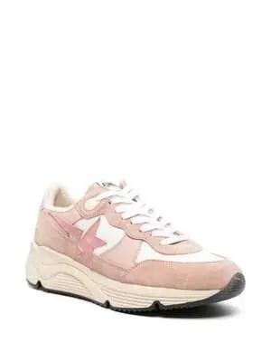 GOLDEN GOOSE Running Sole Panelled Sneakers - Pink