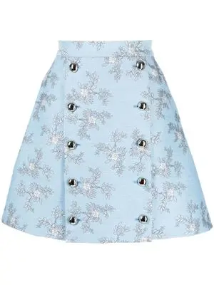 MACGRAW Portobello Jacquard A-line Skirt