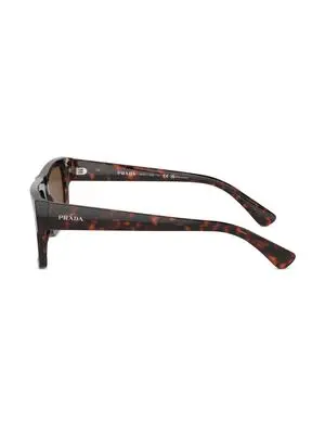 Prada Tortoiseshell Square Sunglasses
