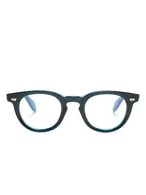 CUTLER & GROSS 1405 Round-frame Glasses - Blue