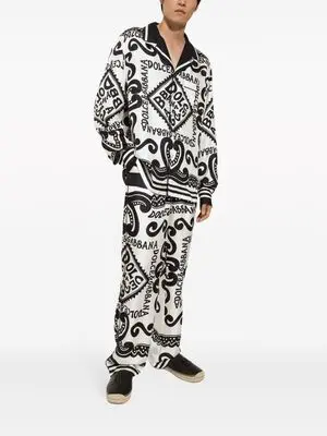 Dolce & Gabbana Printed Silk Shirt