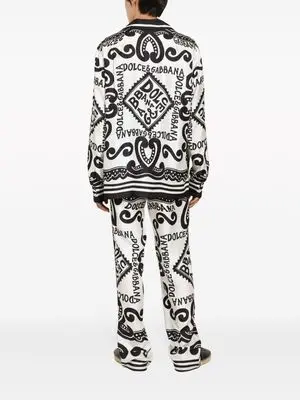 Dolce & Gabbana Printed Silk Shirt