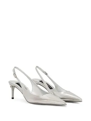 Dolce & Gabbana Leather Slingback Pumps