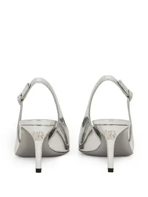 Dolce & Gabbana Leather Slingback Pumps