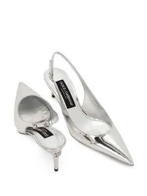 Dolce & Gabbana Leather Slingback Pumps