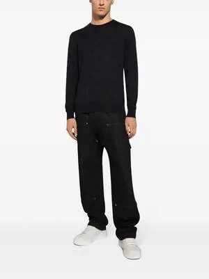 Dolce & Gabbana Intarsia-knit Silk Jumper