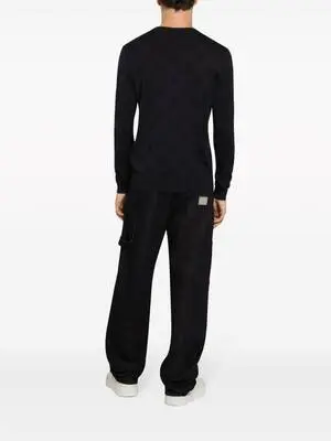 Dolce & Gabbana Intarsia-knit Silk Jumper