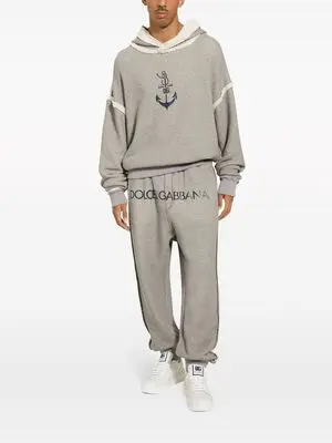Dolce & Gabbana Logo-print Hoodie - Grey