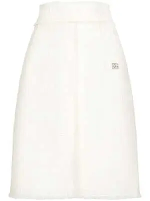 Dolce & Gabbana High-waist Tweed Skirt