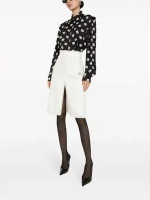 Dolce & Gabbana High-waist Tweed Skirt