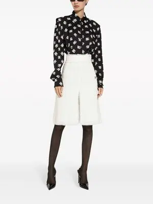 Dolce & Gabbana High-waist Tweed Skirt