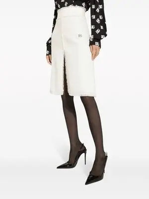 Dolce & Gabbana High-waist Tweed Skirt