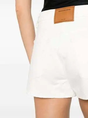 Alexander Wang High-rise Denim Mini Shorts