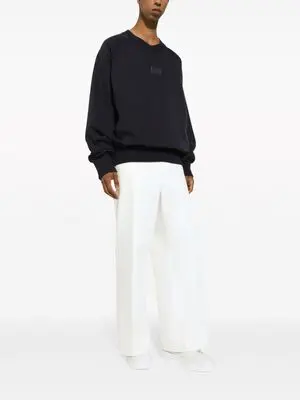 Dolce & Gabbana Logo-plaque Cotton Sweatshirt