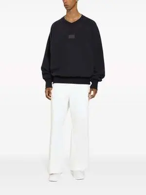 Dolce & Gabbana Logo-plaque Cotton Sweatshirt