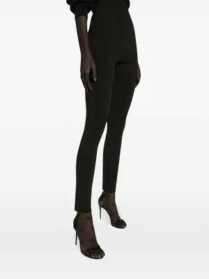 Dolce & Gabbana Pleat-detail Stirrup Leggings