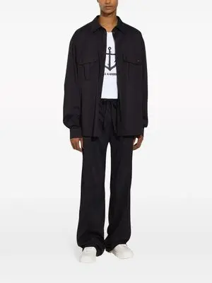 Dolce & Gabbana Pleat-detail Button-up Shirt