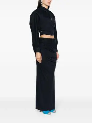 Christopher Esber Sevilla Denim Wrap Top