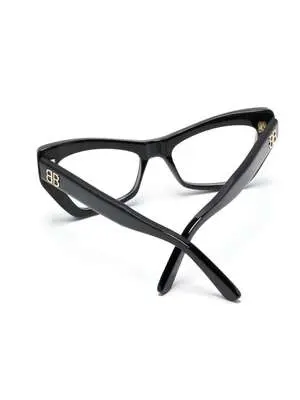 Balenciaga Logo Cat-eye Glasses