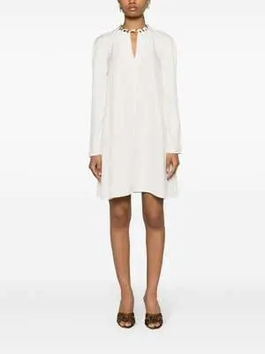 Zimmermann Chain-embellished Chiffon Minidress