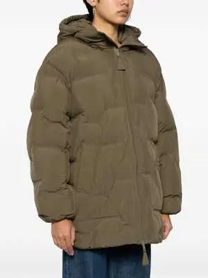 GANNI Hooded Puffer Coat