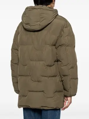 GANNI Hooded Puffer Coat