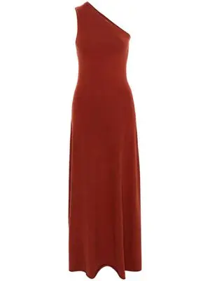 Extreme Cashmere One-shoulder Maxi Dress