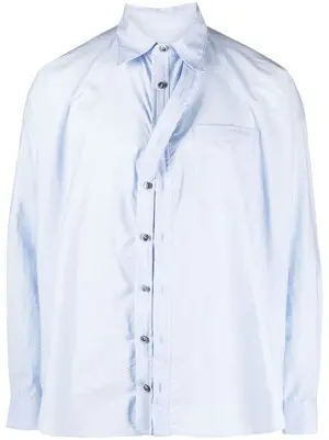 Y/project Asymmetric Shirt - Blue
