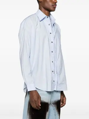 Y/project Asymmetric Shirt - Blue