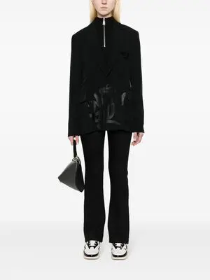Gcds Graffiti-print Silk Blazer