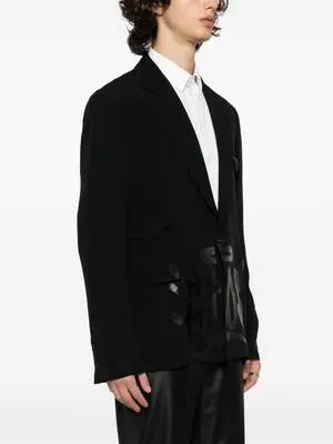 Gcds Graffiti-print Silk Blazer