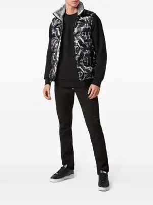 Philipp Plein Logo-print Padded Gilet