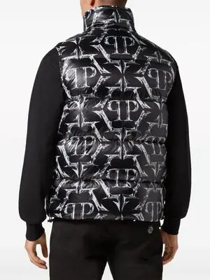 Philipp Plein Logo-print Padded Gilet