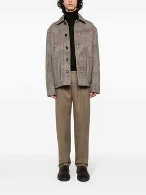 FILERIA Roll-neck Virgin Wool Jumper - Brown