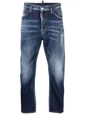 Dsquared2 Mid-rise Straight-leg Jeans