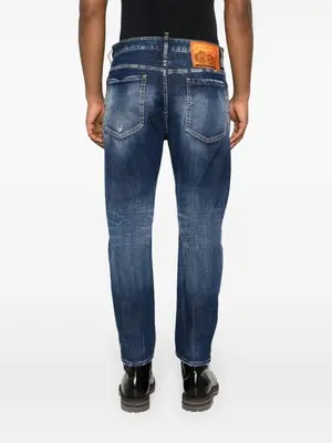 Dsquared2 Mid-rise Straight-leg Jeans