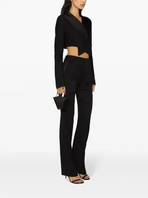 LAQUAN SMITH Double-breasted Cropped Blazer