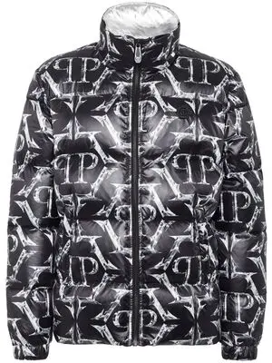 Philipp Plein Logo-print Padded Jacket