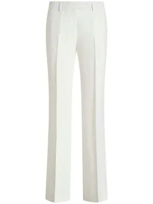 Etro Slub-texture Tailored Trousers - White