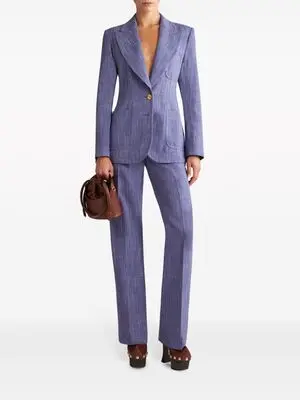 Etro Slub-texture Tailored Trousers